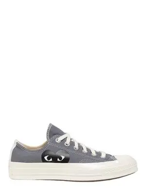 Play Comme Des Garcon Cdg Play X Converse 's Chuck Taylor All Star Peek-a-boo Low-top Sneakers - Grey