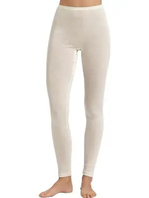 Hanro Pure Silk Leggings White