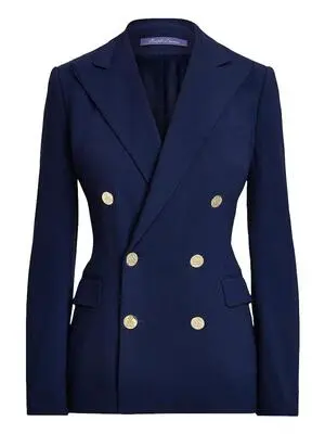 Ralph Lauren Iconic Style Camden Double-breasted Blazer - Navy