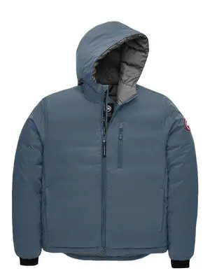 Canada Goose Lodge Down Hooded Jacket Ozone Blue