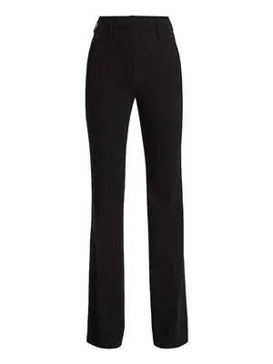 Akris Farrah Stretch-wool Pants - Black