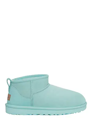 UGG 's Classic Ultra Mini Sheepskin Ankle Boots Sky
