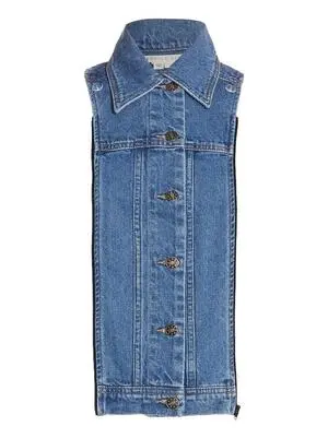 Veronica Beard Slate Denim Dickey - Denim Blue