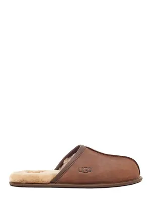 UGG Men's Scuff Shearling-Lined Mule Slippers - Chestnut  Tan