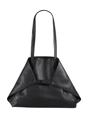 Akris Ai Leather Tote - Black