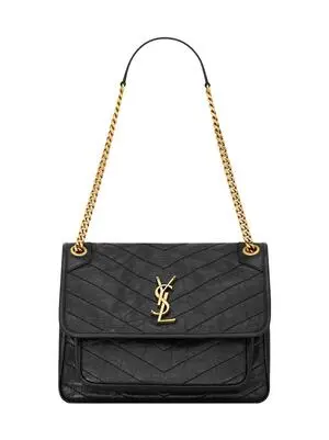 Saint Laurent Saint Laurent Niki Medium Shoulder Bag Black