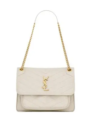 Saint Laurent Saint Laurent Niki Medium Shoulder Bag White