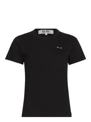 Play Comme Des Garcon Heart T-shirt - Black