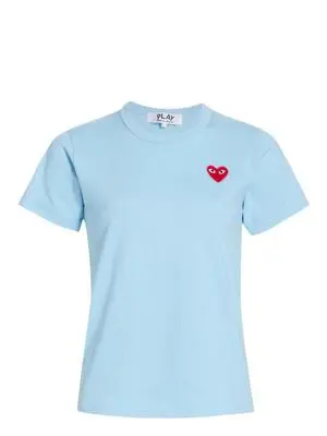 Play Comme Des Garcon Heart T-shirt - Blue