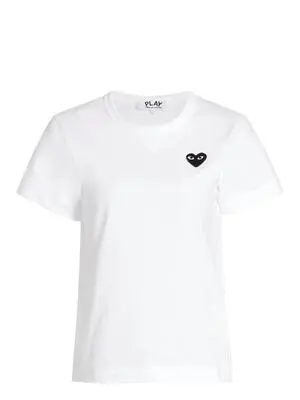 Play Comme Des Garcon Heart T-shirt - White