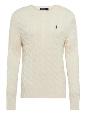 Polo Ralph Lauren Cotton Cable-knit Sweater - Neutrals
