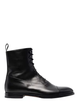 SCAROSSO Archie Lace-up Boots - Black