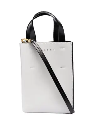Marni Marni Two-Tone Tote Bag Grey