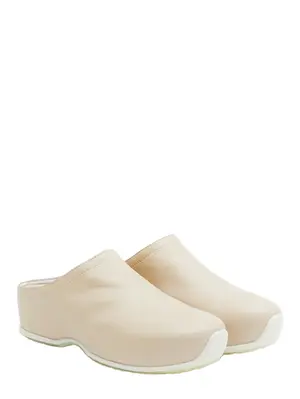 Rosetta Getty X Ecco Closed Toe Clogs - Red