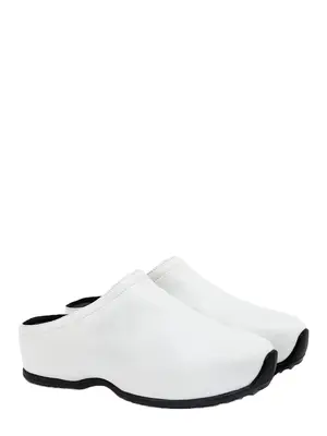 Rosetta Getty X Ecco Closed Toe Clogs - White