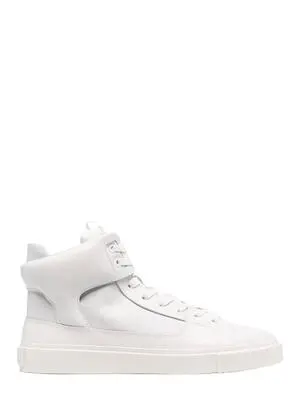 Just Cavalli Panelled High-top Sneakers - White