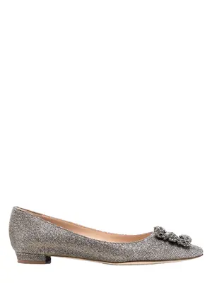 MANOLO BLAHNIK Manolo Blahnik Hangisi Ballerina Flats