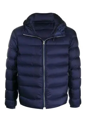TEN C Quilted Puffer Jacket - Blue