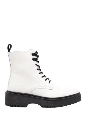 LEVI'S Bria Two-Tone Platform Boots