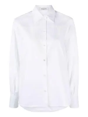 Valentino Garavani Long-sleeve Cotton Shirt - White