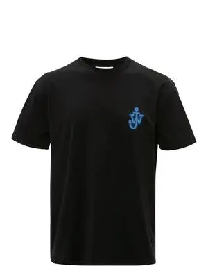 JW Anderson Anchor Logo-patch T-shirt Black