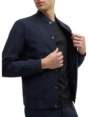 Theory Murphy Precision Ponte Jacket - Blue