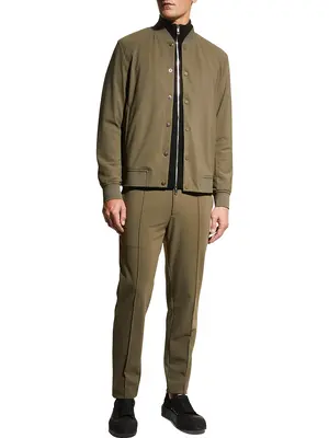Theory Theory Murphy Precision Ponte Jacket Dark Moss
