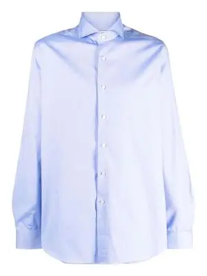 XACUS Buttoned-up Cotton Shirt - Blue