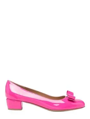 FERRAGAMO Vara Bow-Detail Pumps Pink
