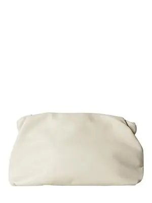 THE ROW Bourse Clutch Bag - White