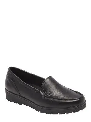 ARA Ara Dewitt Platform Loafer Black Gauchosoft