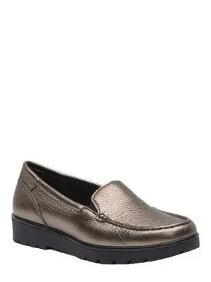 ARA Ara Dewitt Platform Loafer Taiga Metallic