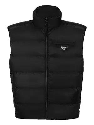 Prada Prada Re-Nylon Down Vest Nero