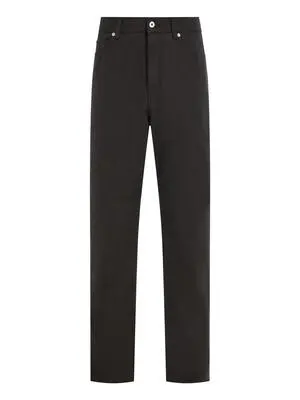 FERRAGAMO Five-pocket Straight Leg Trousers - Blue