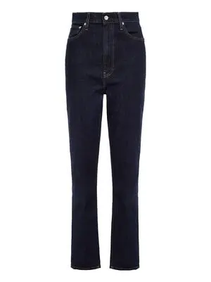 Helmut Lang High-rise Straight-leg Jeans - Dark Denim