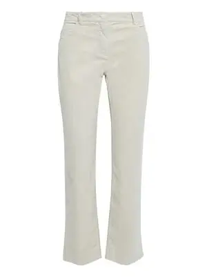 THEORY Cropped Cotton-Blend Corduroy Straight-Leg Pants