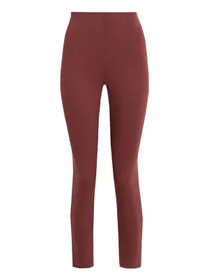 Theory Neoprene Leggings - Burgundy