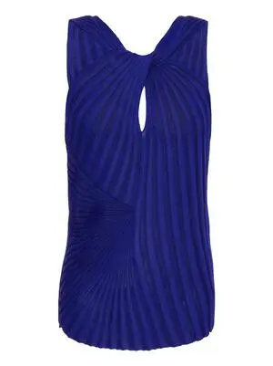 ROBERTO CAVALLI Twist-Front Ribbed Knit Top