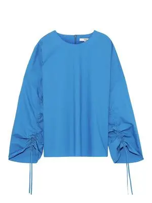 TIBI Cotton-Poplin Top