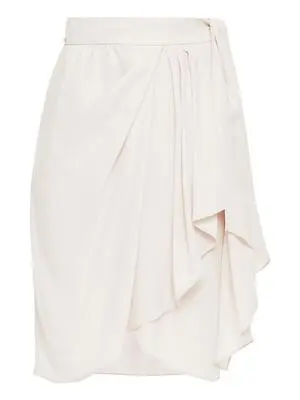 IRO PARIS Alfe Draped Cady Skirt - Neutral
