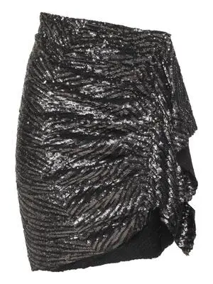 IRO PARIS Aria Mini Skirt - Gunmetal