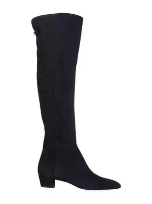 SERGIO ROSSI Suede Over-The-Knee Boots