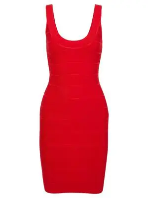 Herve Leger Bandage Mini Dress - Red