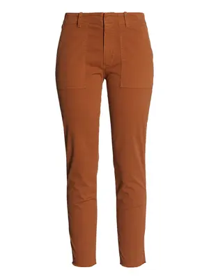 NILI LOTAN Nili Lotan Cotton-Blend Twill Skinny Pants Tan