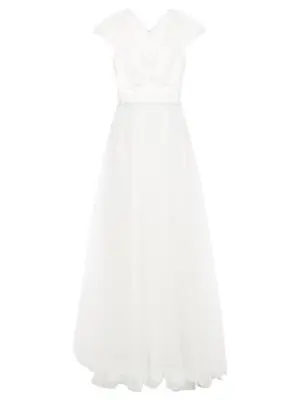 Jenny Packham Gardenia Embellished Glittered Tulle Bridal Gown - Ivory