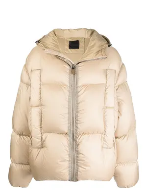 Givenchy 4g Oversized Puffer Jacket - Brown