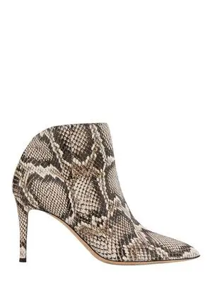 GIUSEPPE ZANOTTI Tysha Snakeskin-effect Boots - Black