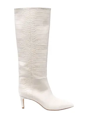 PARIS TEXAS Paris Texas Croc-Effect Leather Boots