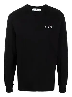Off-White Caravaggio Paint Long-sleeve T-shirt - Black
