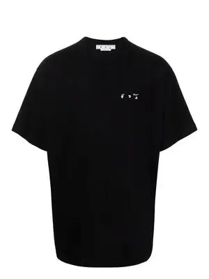 Off-White Caravaggio Paint Over T-shirt - Black